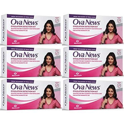 Buy Ova News Ovulation Detection Kit From Prega News Identifies 5 Most Fertile Daysin 5 Mins