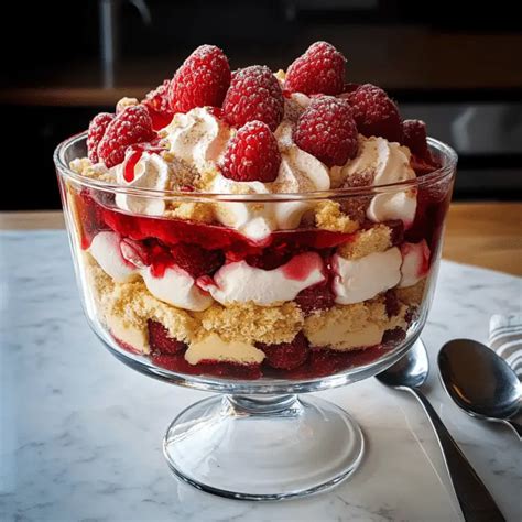 Raspberry Trifle Recipe My Delight Recipes
