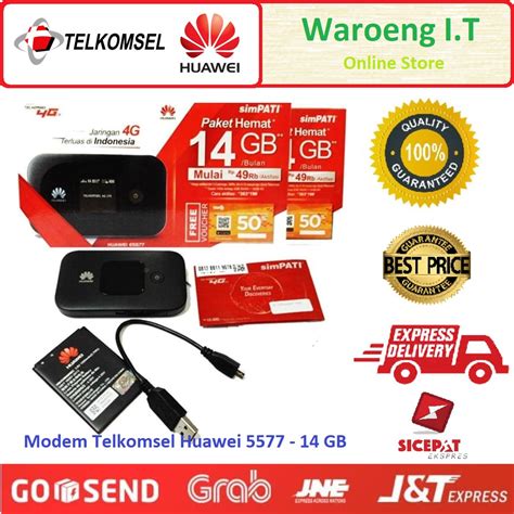 Modem Mifi Huawei Display Unlock Gb Kuota Telkomsel Shopee Indonesia