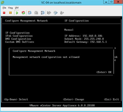 VMware Change VCenter VCSA Network Configuration HeelpBook