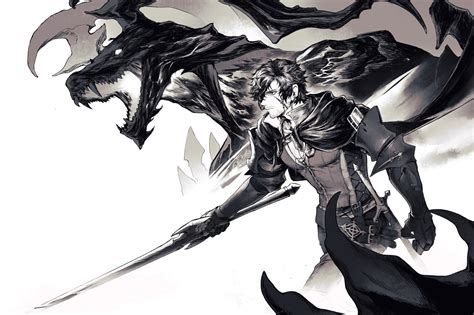 Clive Rosfield And Ifrit Final Fantasy And More Drawn By Kou Jia Danbooru