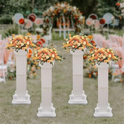 Pillars For Wedding Flowers 60 Photos