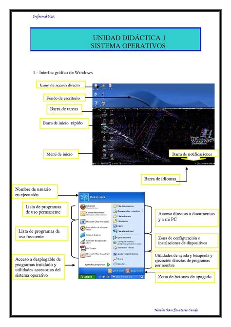Noelia San Emeterio Interfaz De Windows Xp