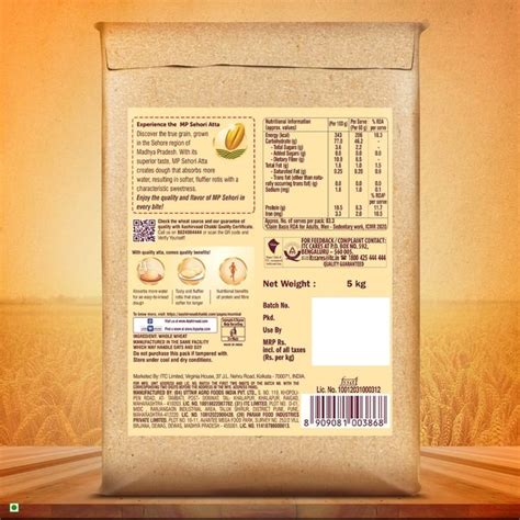 Buy Aashirvaad Chakki MP Sehori Atta Gahu Lot Gahu Peeth Atta Made From MP Sehori Wheat