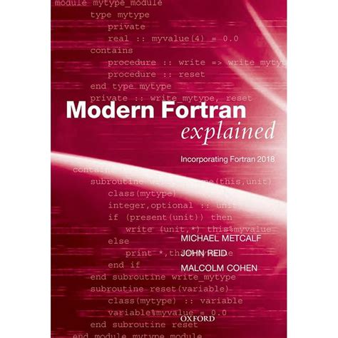 modern fortran explained incorporating fortran 2018 edition 5