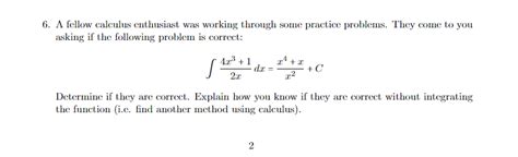 solved Λ fellow calculus enthusiast was working through some