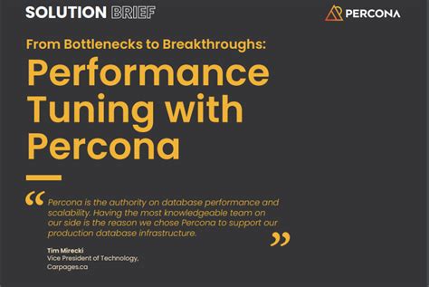 Percona Performance Tuning Percona