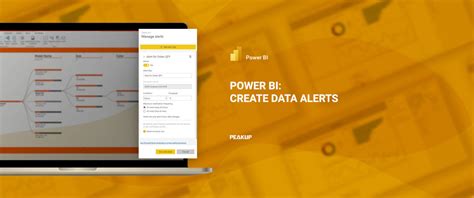 Power BI Create Data Alerts PEAKUP TEKNOLOJİ A Ş