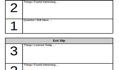 Classroom Exit Ticket Template 8 Exit Ticket Templates Free Psd Ai