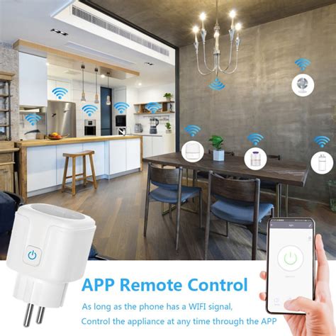 Wifi 16A Eu Smart Power Plug Met Power Monitor Sma Grandado