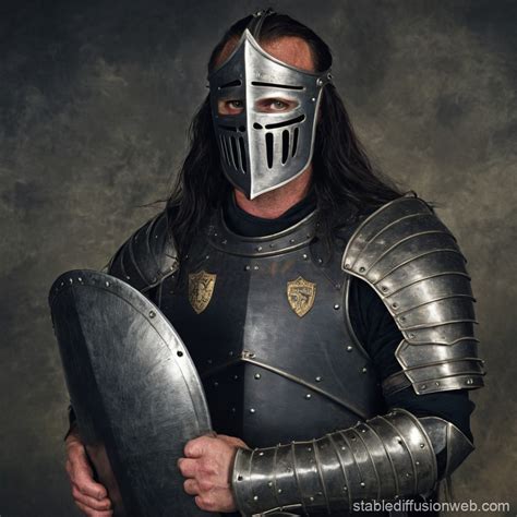 Black Metal Shield Stable Diffusion Online