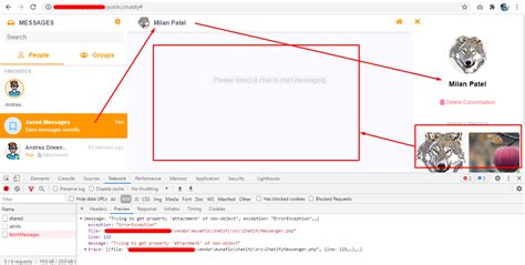 trying to get property attachment of non object · issue 88 · munafio