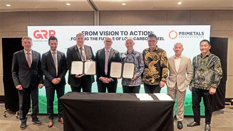 Grp Links Up With Primetals Technologies Becomes Leading Zero Carbon Hrc Steel Supplier Pt