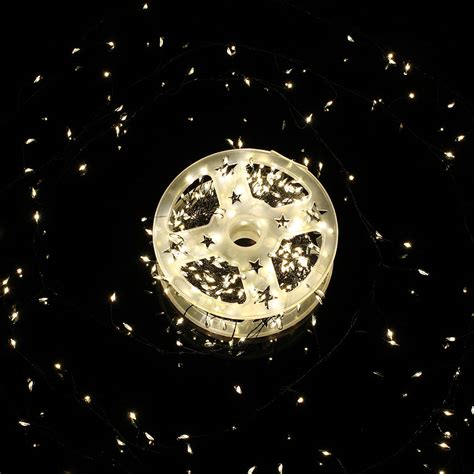 지네 전구 웜색 500구 검정선 12 5m 점멸 Usb형 리모콘포함