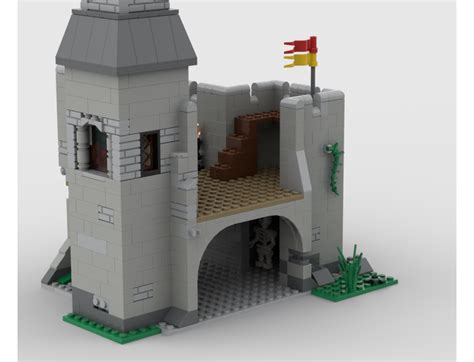 Lego Moc Chapel Add On For Lion Castle By Longsword Rebrickable Build With Lego