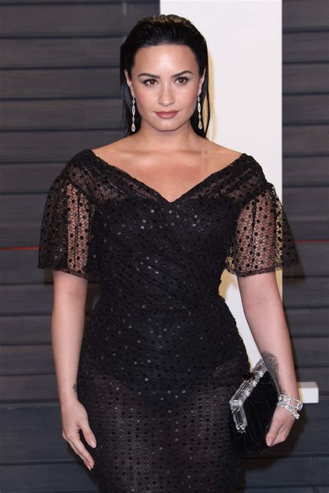 Demi Lovato 2016 Vanity Fair Oscar Party In Beverly Hills CA