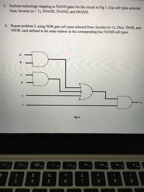 Solved Perform Technology Mapping To NAND Gates For The Chegg Com
