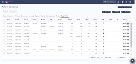 Supplier Invoices Module Parameters Chedar Learning