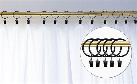 Hoosun 28 Pack Shower Curtain Hookscurtain Clips Metal