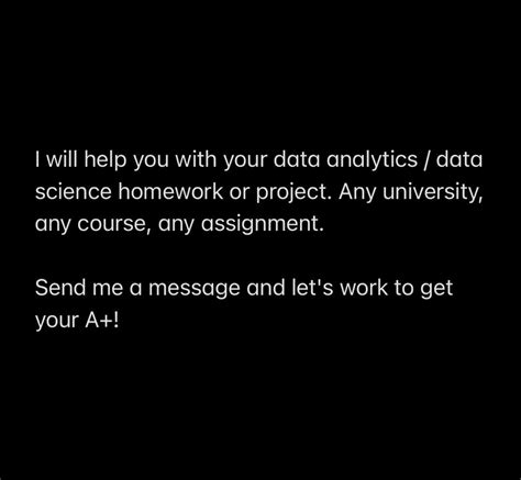 Data Analytics Data Science Homework Assignment Project Help