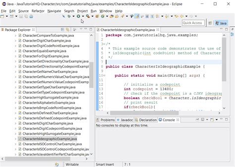 Java Character Isideographicint Codepoint Method Example