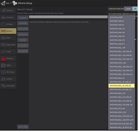 Qgc Does Not Support All Sensor Orientations · Issue 10465 · Mavlinkqgroundcontrol · Github