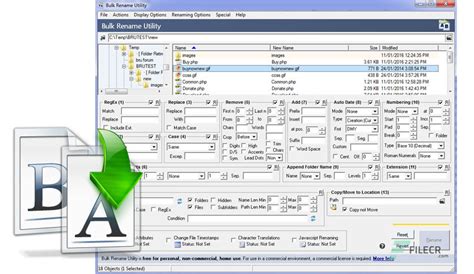 Bulk Rename Utility 4 1 0 0 Commercial Free Download FileCR