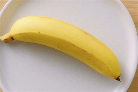 Unripe Banana Peeled