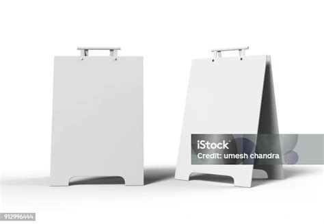 모의 디자인 및 프레 젠 테이 션에 대 한 Crezon 또는 Pvc 프레임 샌드위치 보드 화이트 빈 3 차원 그림을 렌더링합니다 실물 모형에 대한 스톡 사진 및 기타 이미지