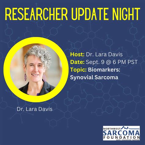 Researcher Update Night Biomarkers For Synovial Sarcoma Nwsf