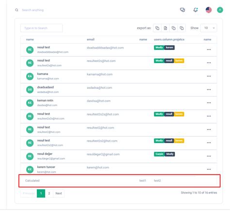 Data Table Custom Footercommponent Feature Not Working · Issue 44 · Uwlavue Data Table · Github