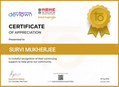 Achievement Devtown Grateful Continuouslearning Success Survi Mukherjee