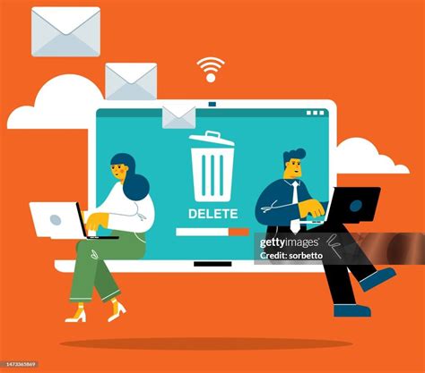 Delete File High Res Vector Graphic Getty Images