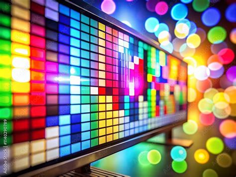 Bokeh Test Pattern Tv Uhd 4k Resolution Focus Chart Color Bars Image Sensor Test Sharpness
