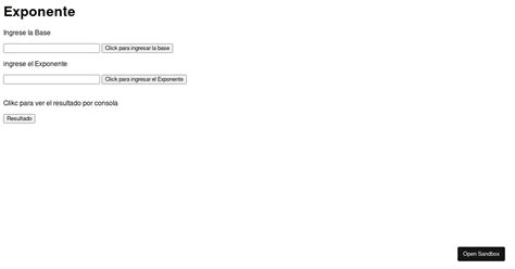 Exponente Codesandbox Exponente Codesandbox