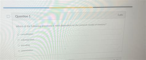 Solved Question 11 ﻿ptswhich Of The Following Processes Is
