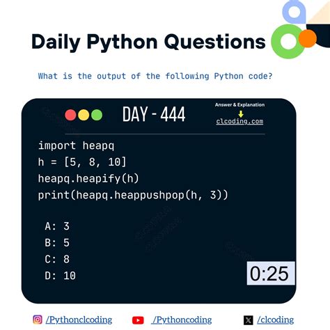 Python Coding Challenge Day 444 What Is The Output Of The Following