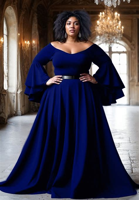 Royal Blue Evening Gown Plus Size Dresses Images 2024