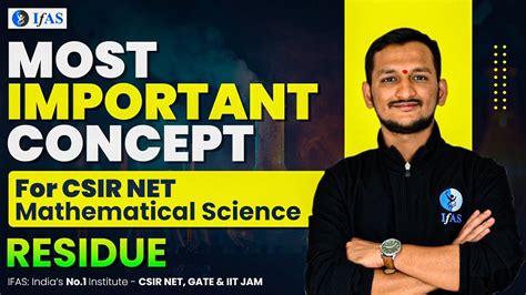 Residue Complex Analysis Most Important Concept For Csir Net Csir Net Mathematics Ifas Maths