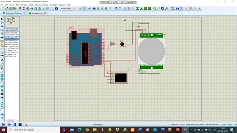 Pir Motion Sensor With Arduino In Proteus Software