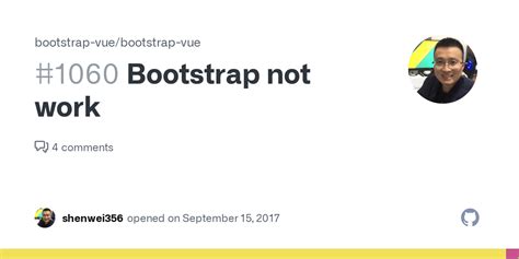Bootstrap Not Work Issue Bootstrap Vue Bootstrap Vue Github