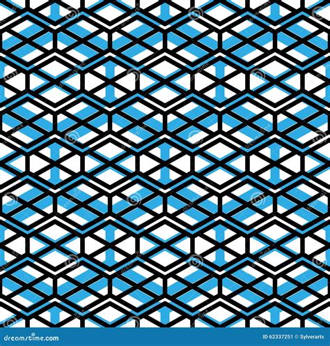 Bright Symmetric Seamless Pattern With Interweave Figures Cartoon Vector CartoonDealer Com