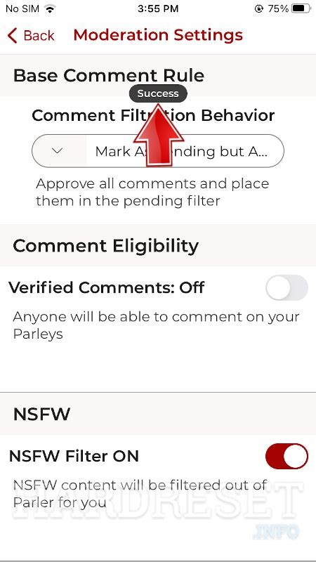 How To Turn On NSFW Filter In Parler HardReset Info