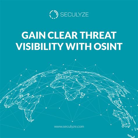 Seculyze On Linkedin Opensourceintelligence Alerts Threatdetection