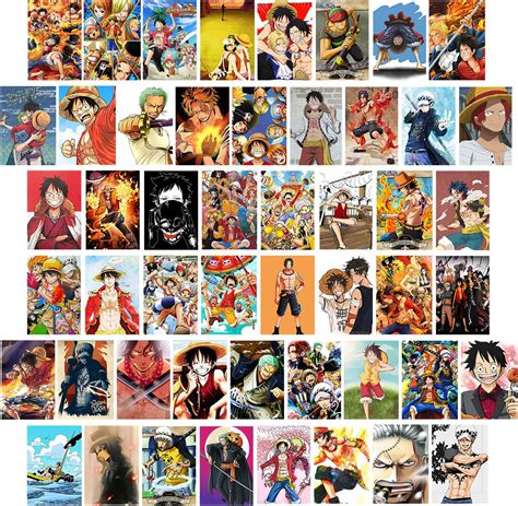 Zppld 50pcs Anime Wall Collage Kit Anime Collage Kit For Wall Aesthetic