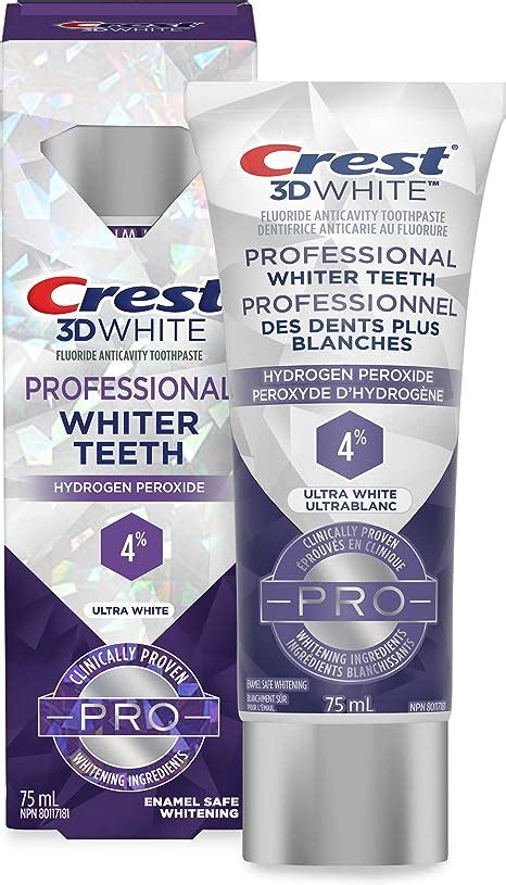 Crest 3d White Toothpaste Professional Ultra White 75 Ml Amazon Ca Health And Personal Care