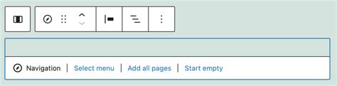 Navigation Block WordPress Org Documentation