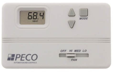Peco Tb158 Microprocessor Thermostat Installation Guide Thermostat Guide