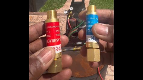 how to install flashback arrestors on your oxygen acetylene torches