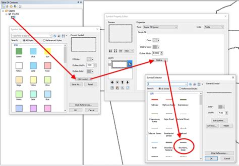 State Boundary Symbology In Arcgis Pro R Gis